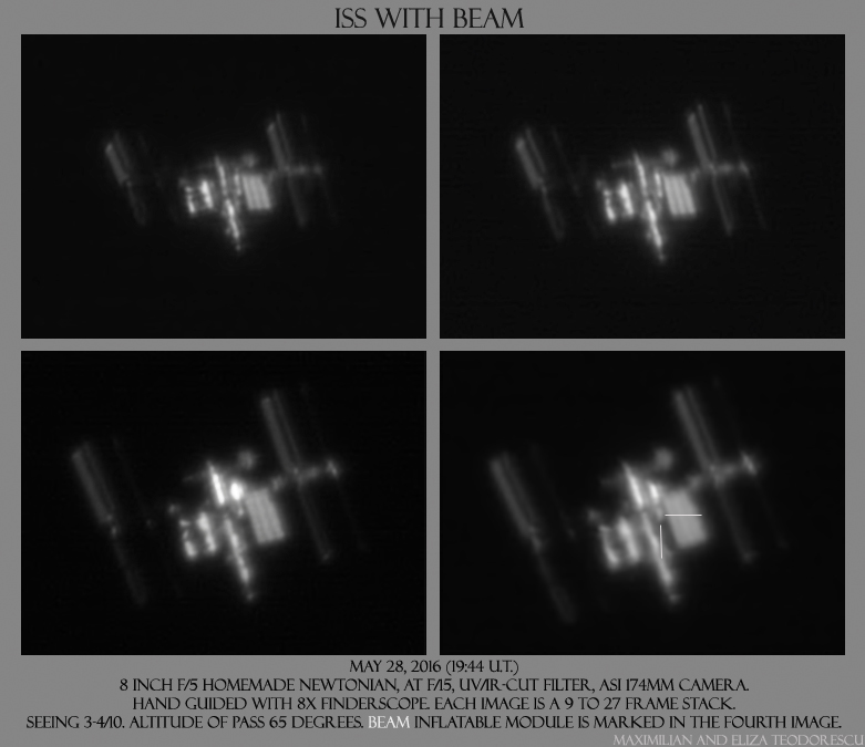 The ISS with BEAM and the Ring Nebula – maximus photography